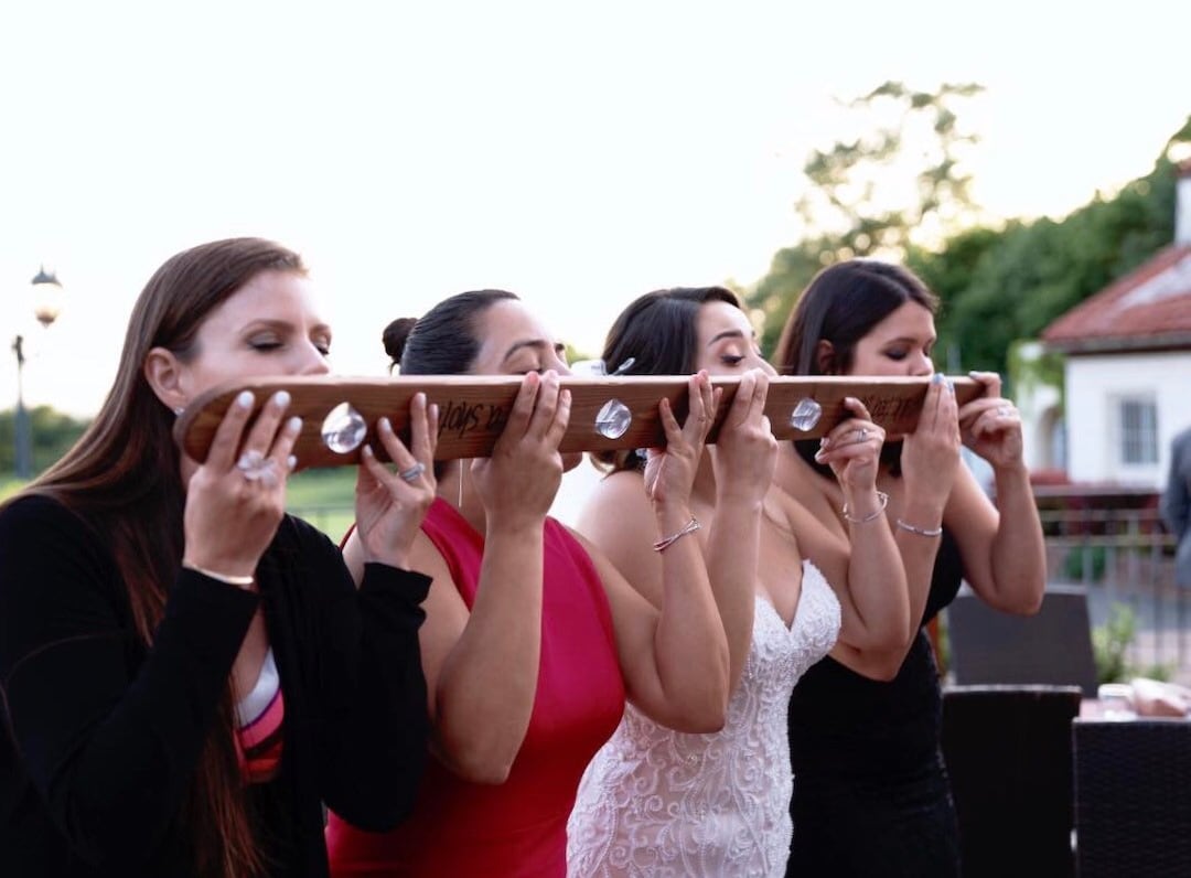 Ski Board for Shots, 4 Person Personalized Ski Board , Rustic Wood Ski ...