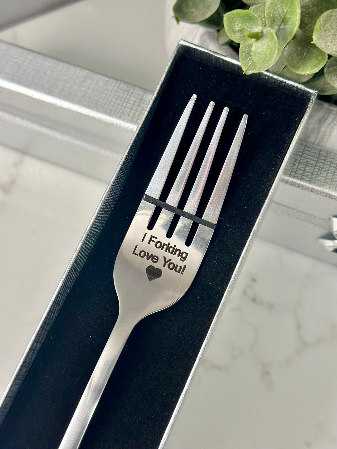 I Forking Love You Fork Engraved, Personalized Stainless Steel Fork ...