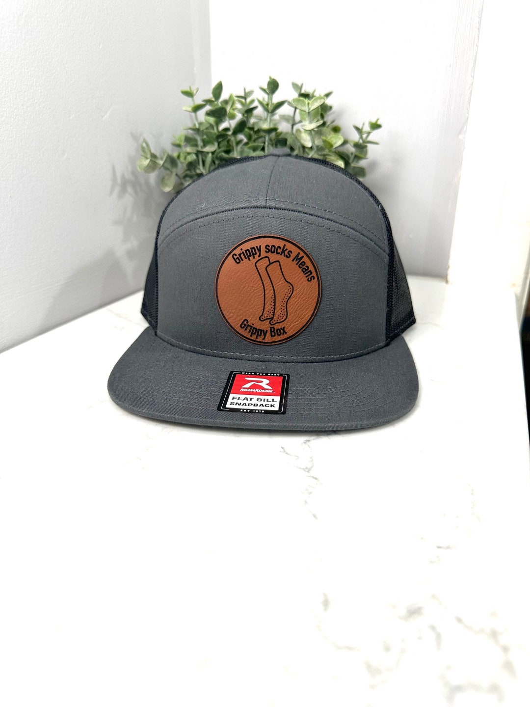 Grippy Socks Means Grippy Box, Hat, Snapback Trucker, Snap Back Flat ...