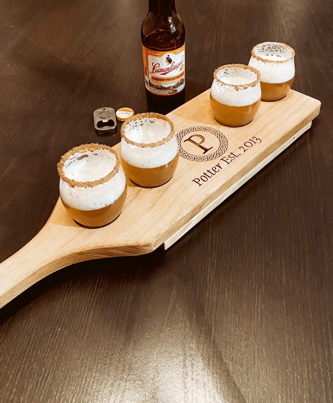 Beer Flight, Custom Beer Flight, Personalized Beer Flight, Beer Serving ...
