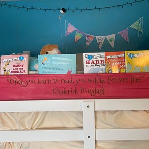 Bunkbed Bookshelf, Top Bunk Bookshelf, Bunkbed Shelf, Top Bunk Storage ...