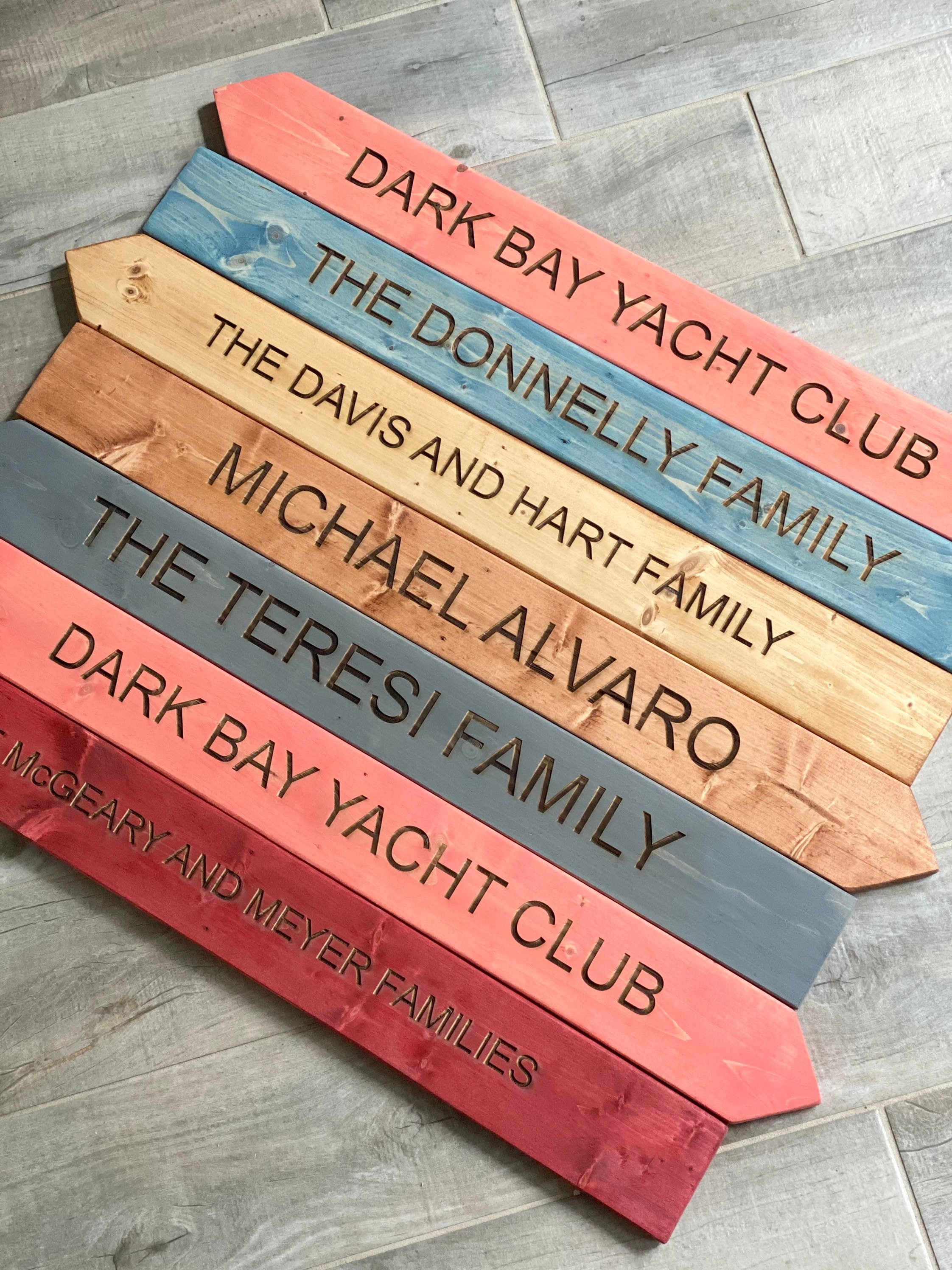 Direction Signs Yard Mileage Signs Custom Destination Signs - Etsy