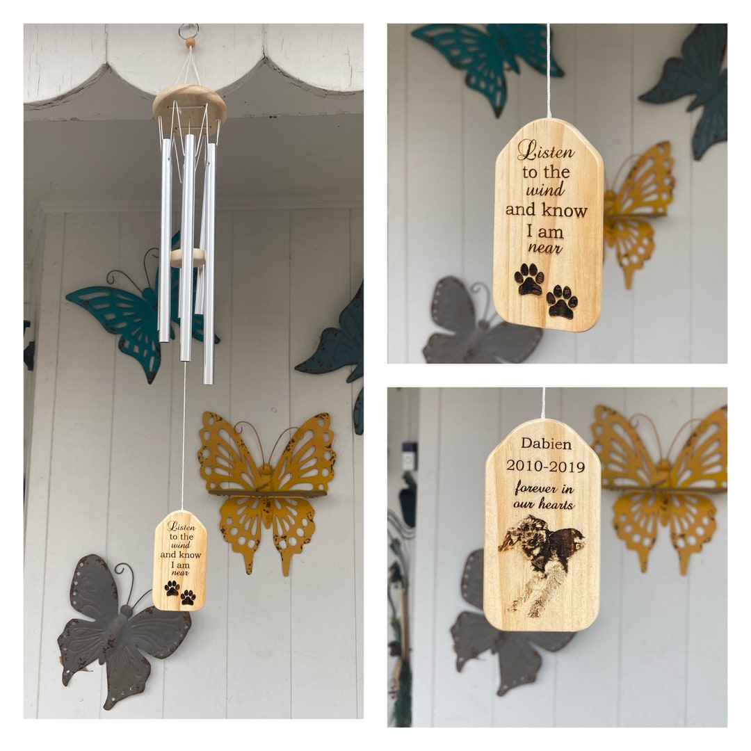 Personalized Wind Chime, per Memorial Wind Chime, Custom Wind Chimes ...