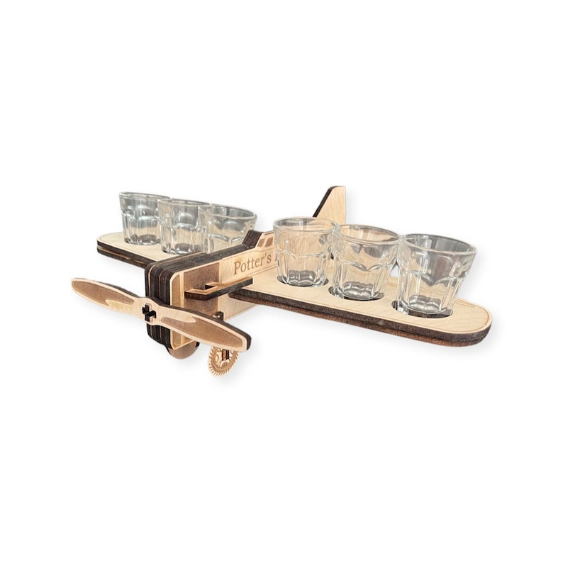 Airplane Shot Flight, Plane Party Shot Holder, Personalized Shot Flight ...