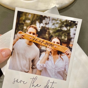 Engagement Photo Prop, Save the Date Prop Idea, Mini Shot Board ...