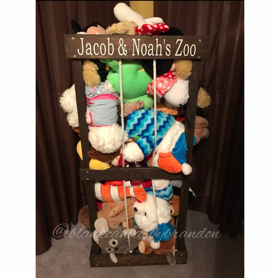 Stuffed Animal Zoo, Stuffed Animal Storage, Toy Storage, Stuffed Animal ...