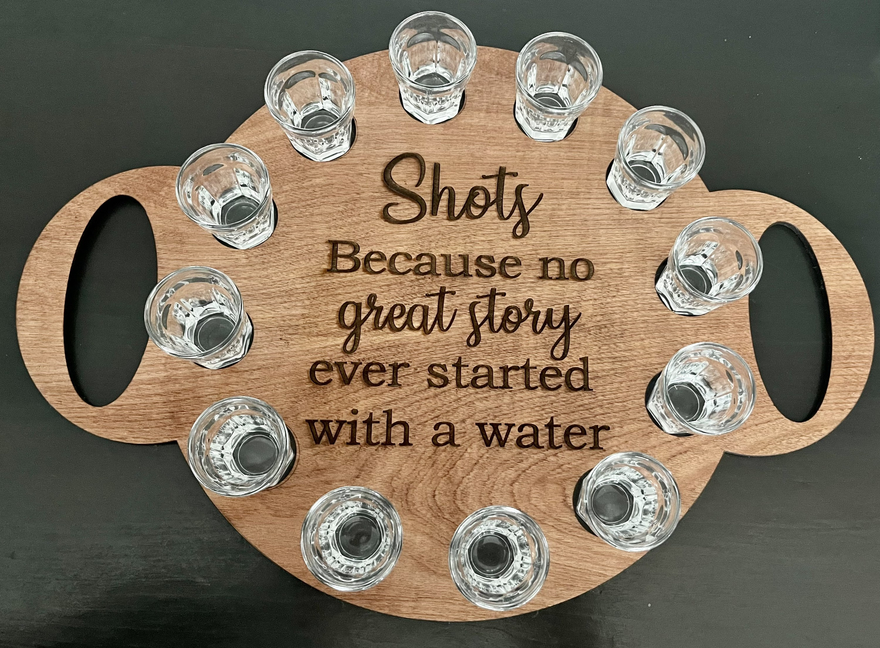 Shot Flight Party Shot Tray Personalized Shot Flight Etsy