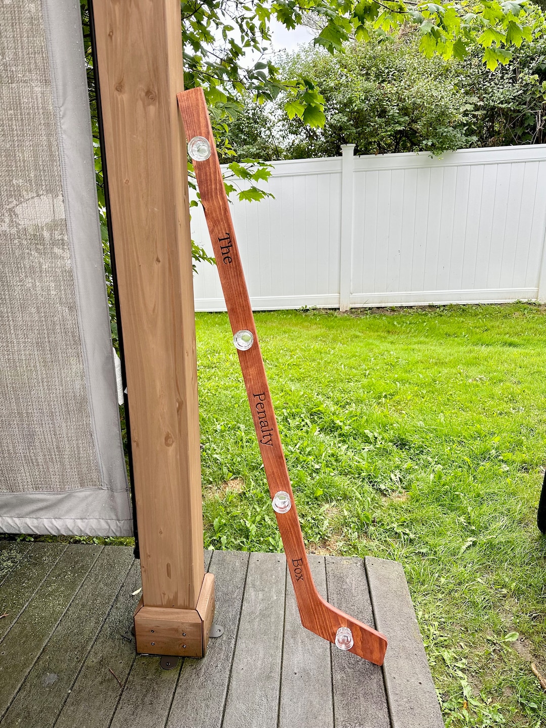 Hockey Stick Shot Board, Personalized Hockey Stick Shots, Rustic Wood ...