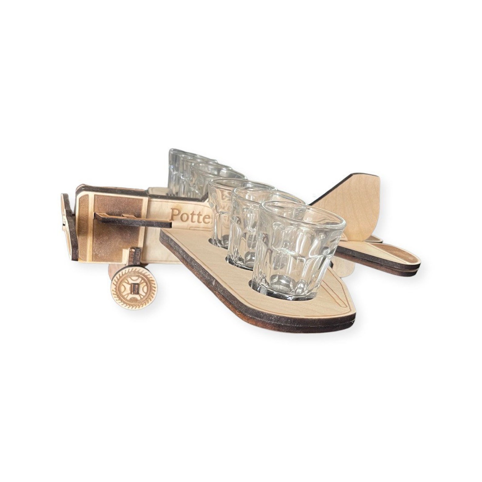 Airplane Shot Flight, Plane Party Shot Holder, Personalized Shot Flight ...