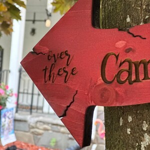 Whimsical Direction Sign, Yard Sign, Custom Engraved Destination Sign ...