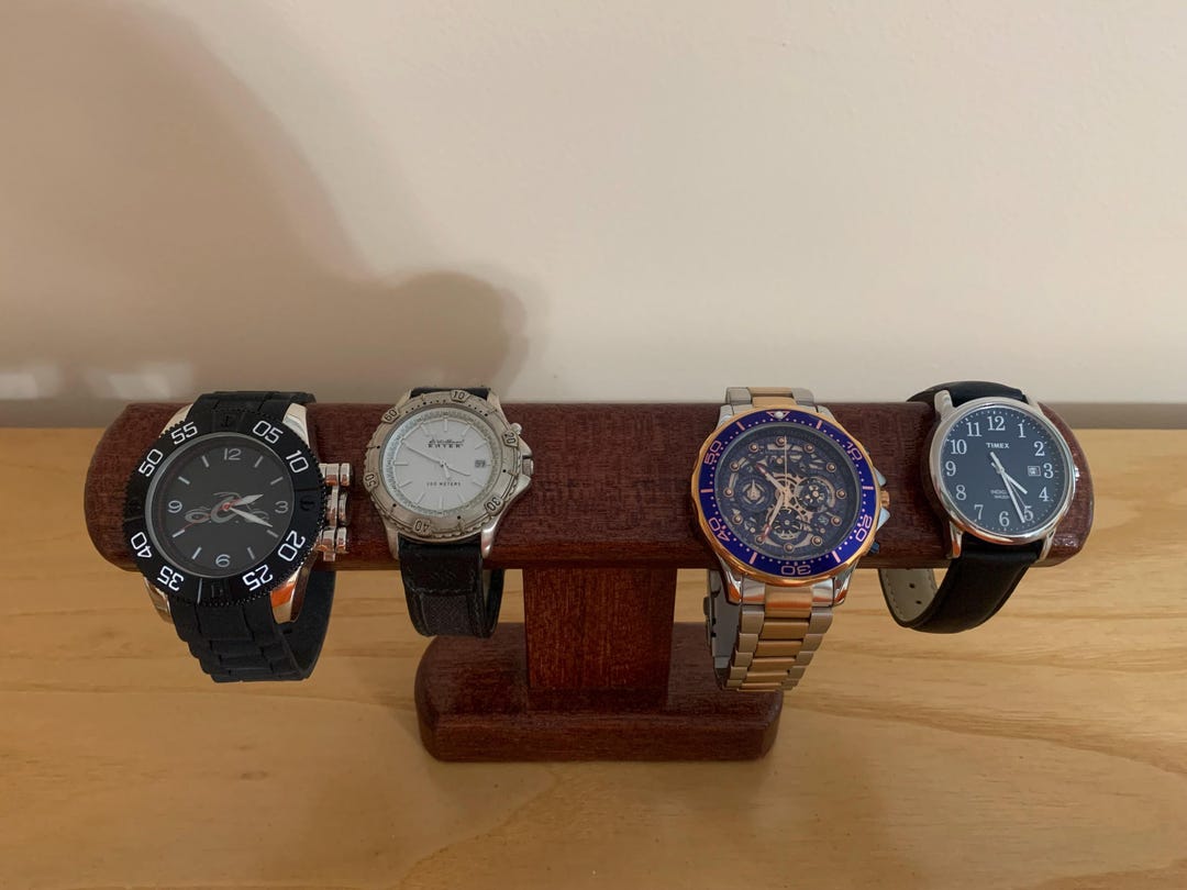Watch Stand Wood Handmade Luxury Timepiece Organizer - Etsy
