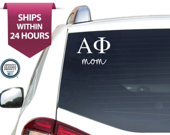 Alpha Phi Decal | Etsy