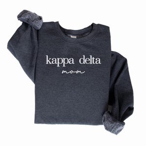 Embroidered Kappa Delta Mom Sweatshirt, Sorority Merch, Sorority Mom ...
