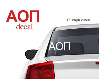 Alpha Omicron Pi Alumna Decal AOII Sorority Laptop Sticker - Etsy