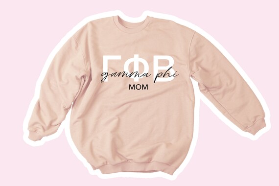 Gamma Phi Beta Mom Lightweight Sorority Sweatshirt Sorority | Etsy