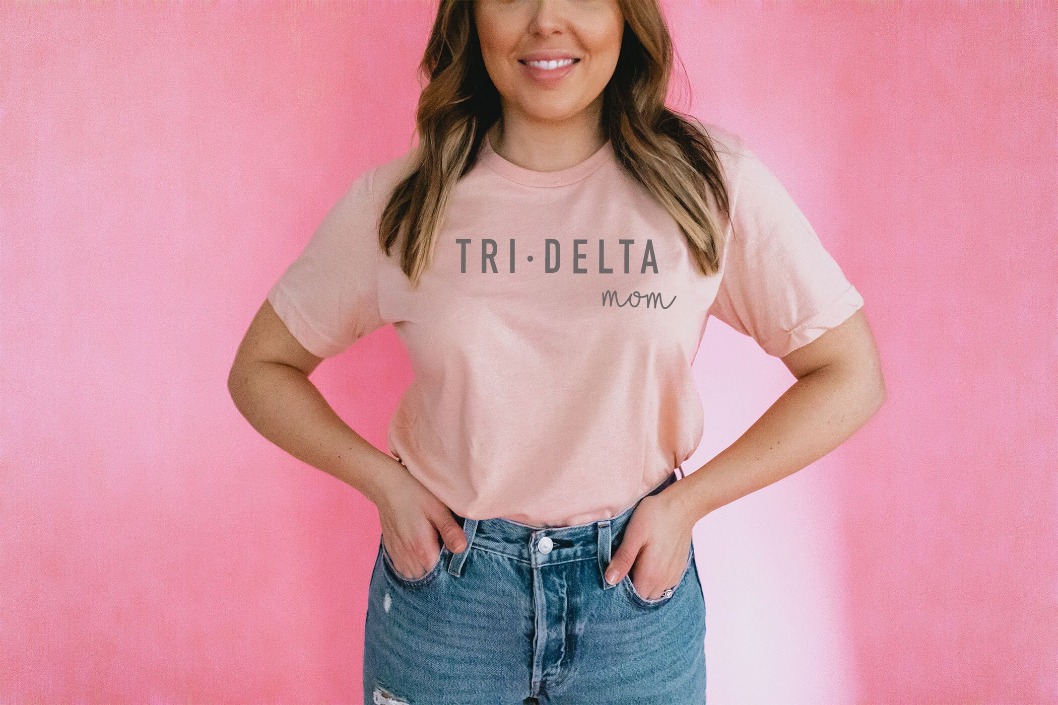Tri Delta Mom Shirt Tri Delta Merch Sorority Merch Tri - Etsy