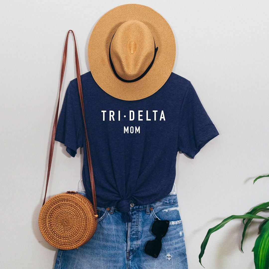 Tri Delta Mom Shirt Tri Delta Merch Sorority Merch Tri - Etsy