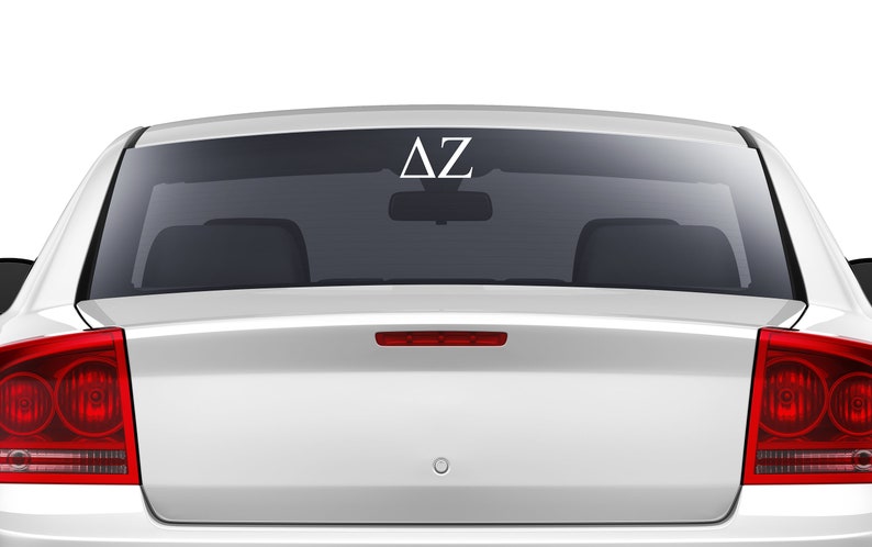 Delta Zeta Decal Sorority Car Decal Sorority Decal Greek | Etsy