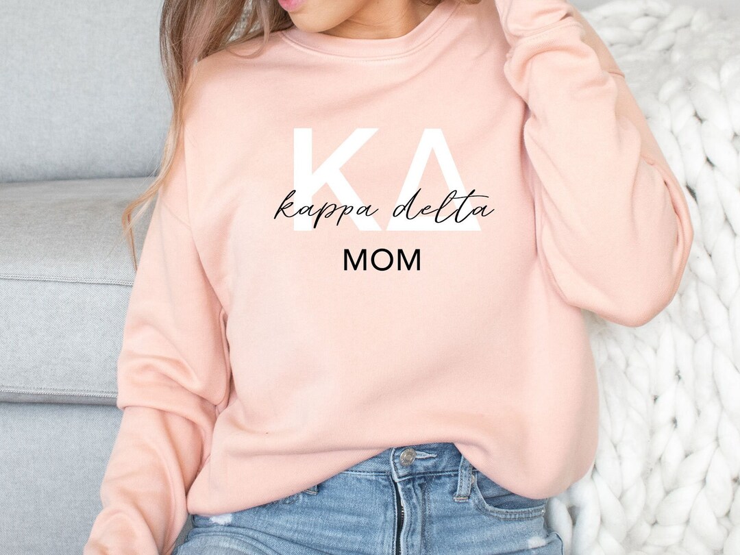 Kappa Delta Mom Sorority Lightweight Sweatshirt Sorority Mom Sweatshirt ...