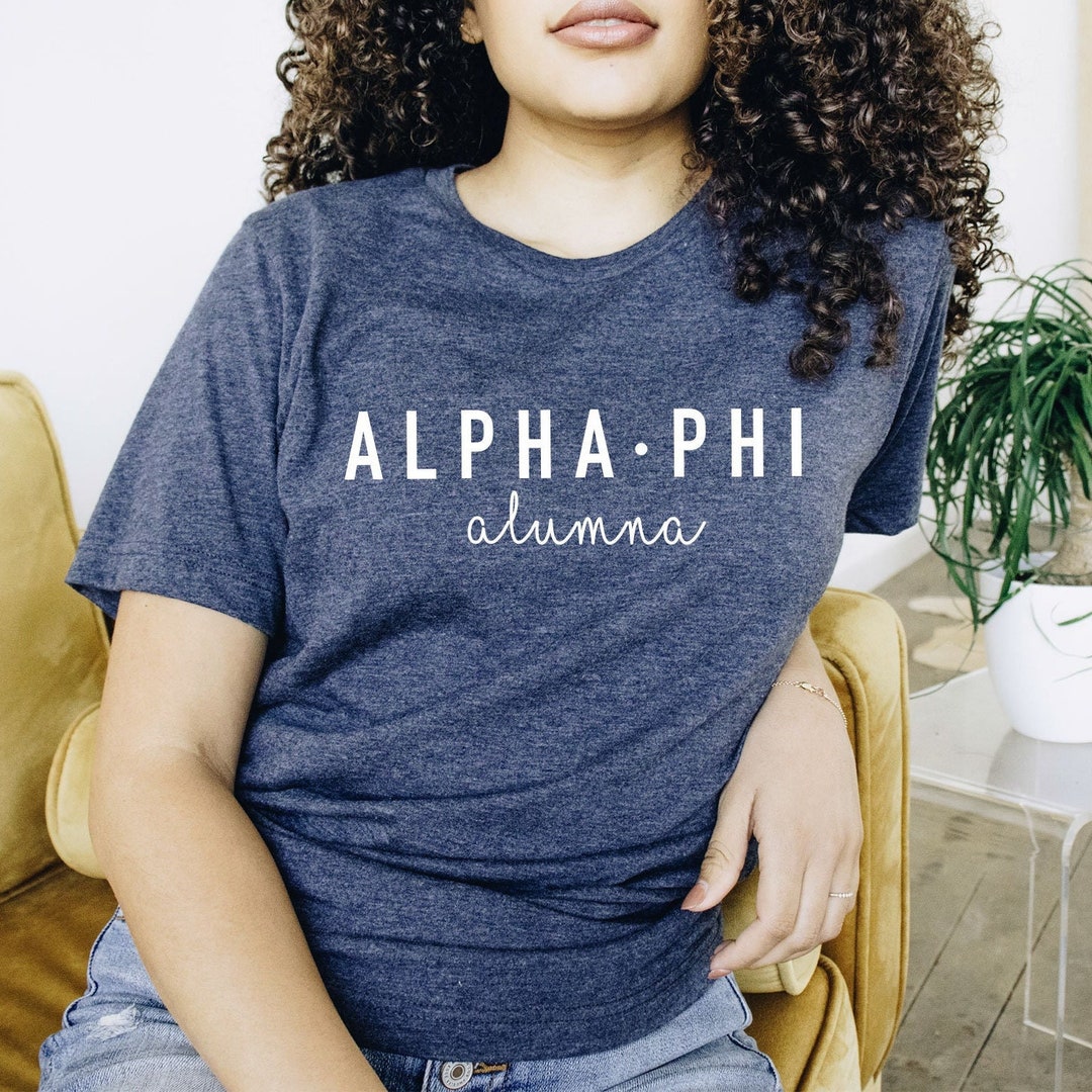 Alpha Phi Alumna Shirt - Sorority Alumna Shirt - Alpha Phi Shirt ...