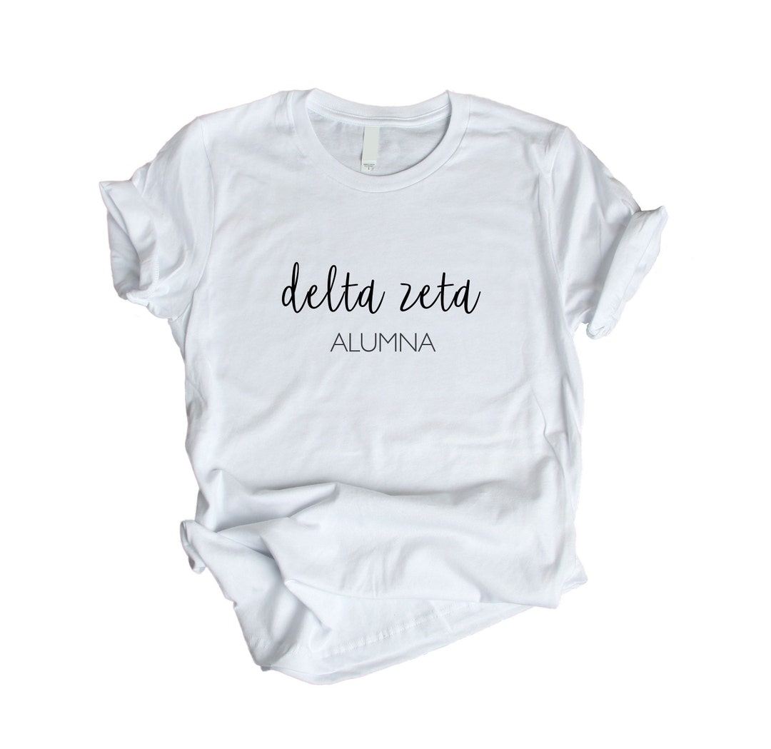 Delta Zeta Alumna Shirt Delta Zeta Merch Sorority Alumna Shirt Delta ...