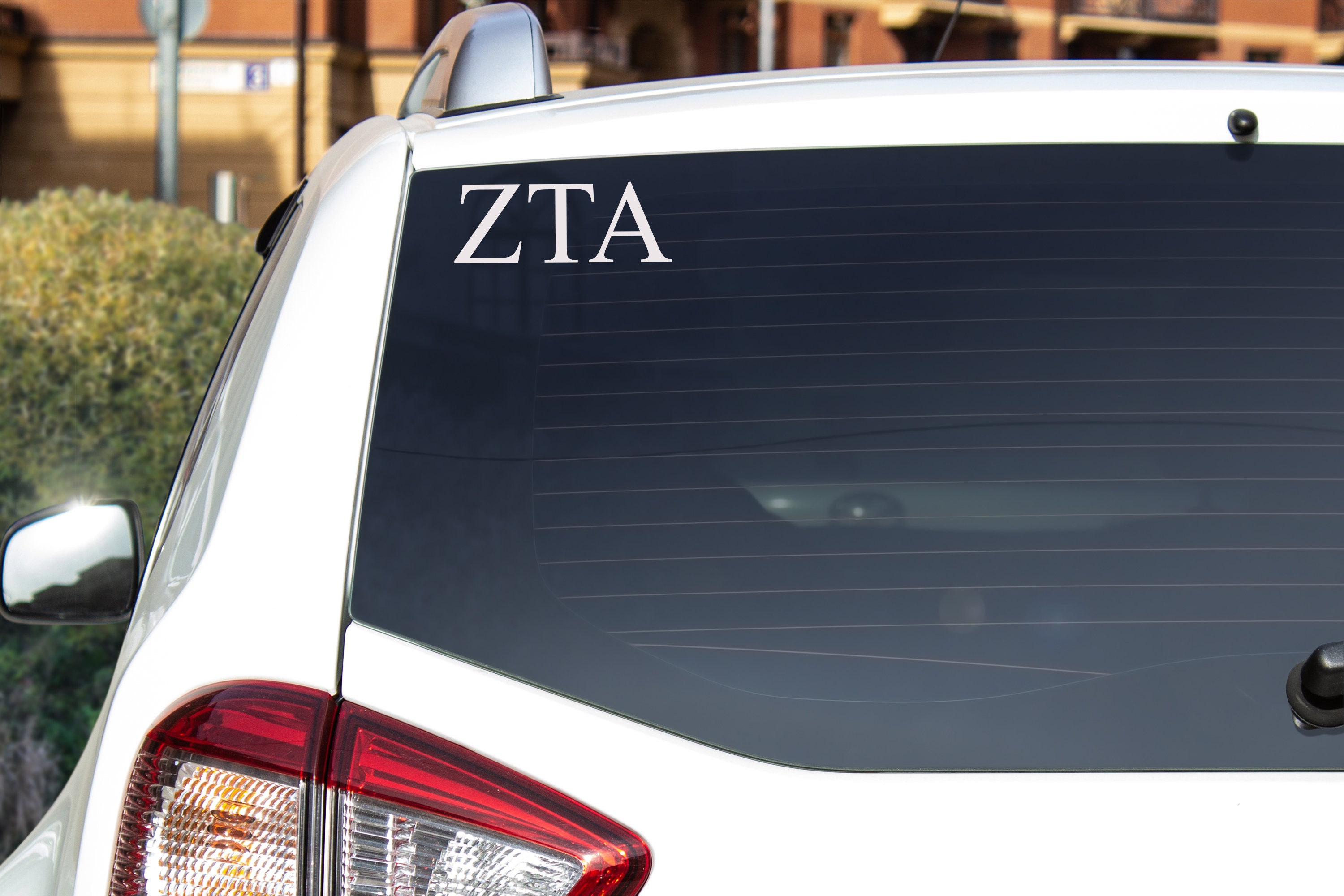 Zeta Tau Alpha Decal Sorority Car Decal Sorority Car | Etsy