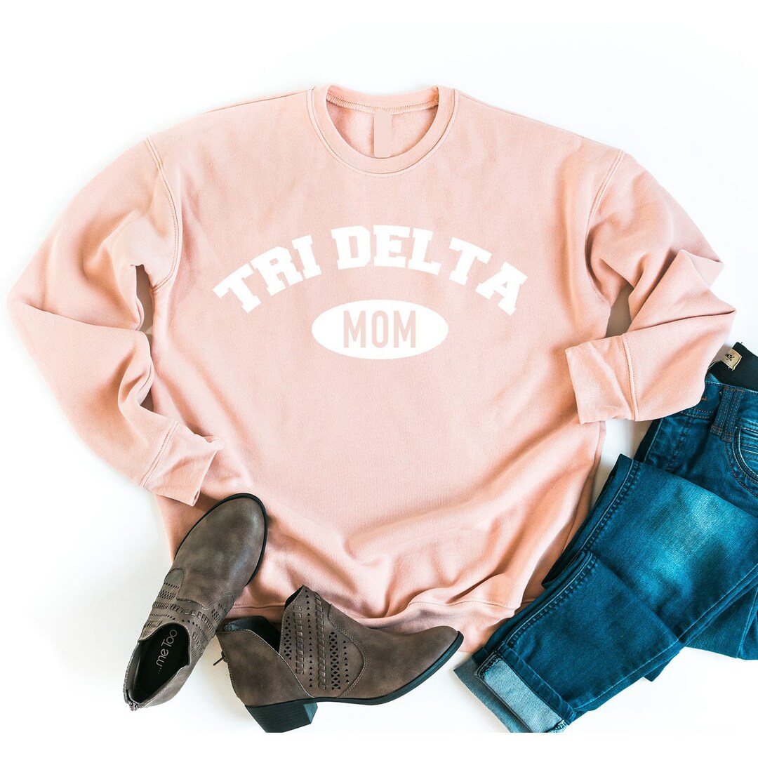 Official TRI DELTA Mom Lightweight Sweatshirt - Etsy