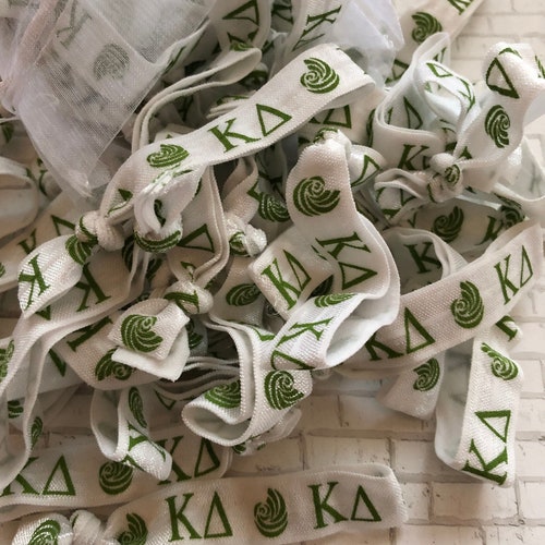 Kappa Delta Sorority Hair Ties Kappa Delta Merch Sorority - Etsy