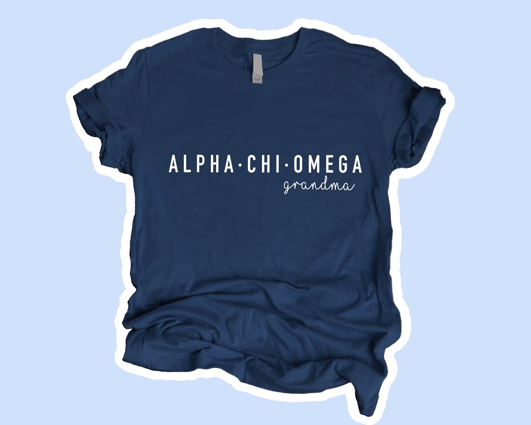 Alpha Chi Omega Grandma Shirt Alpha Chi Merch Alpha Chi - Etsy