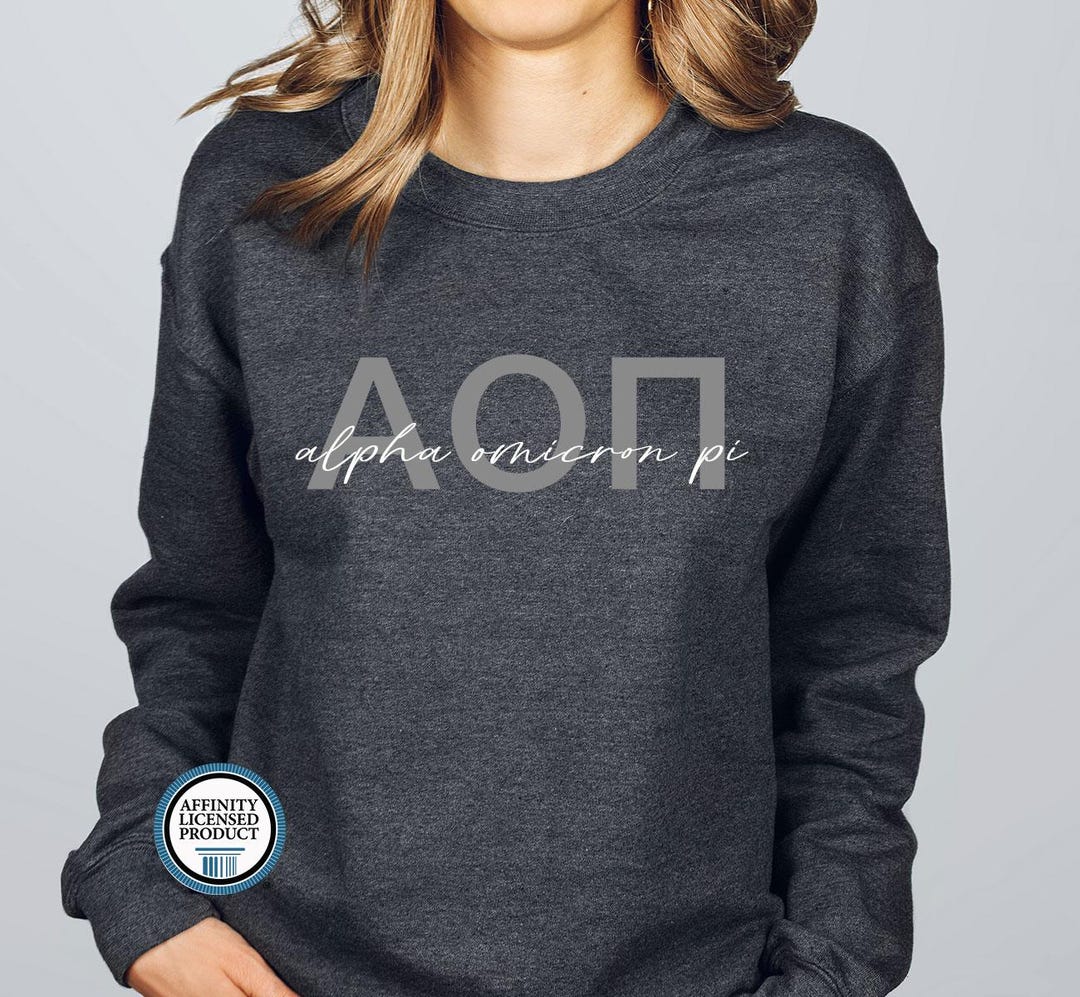 Alpha Omicron Pi Sweatshirt, Sorority Merch, AOII Merch, Sorority ...