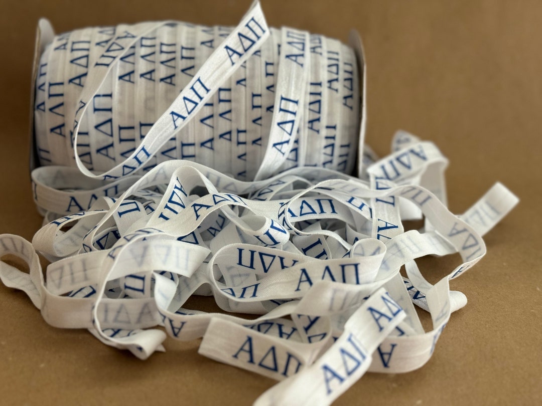 Alpha Delta Pi Elastic Ribbon Alpha Delta Pi Merch Alpha Delta Pi Merch ...