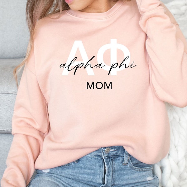 Alpha Phi Mom Svg - Etsy