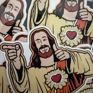 Buddy Christ Dogma Inspired Die-cut Sticker - Etsy