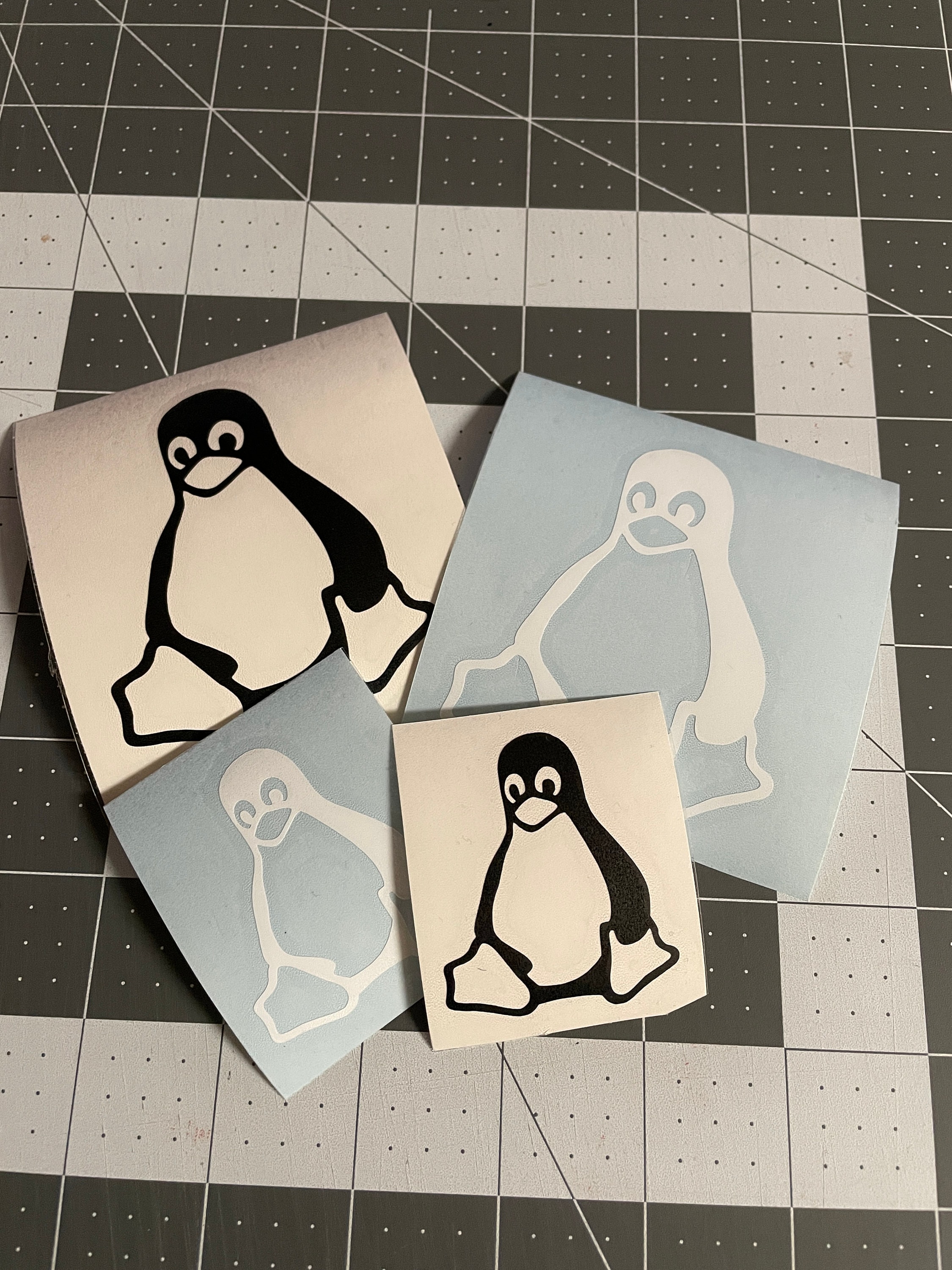 Linux Penguin Logo Vinyl Decal Sticker - Etsy