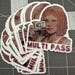 Leeloo Dallas Multipass Die Cut Sticker Fifth Element 90s Movie Quote ...