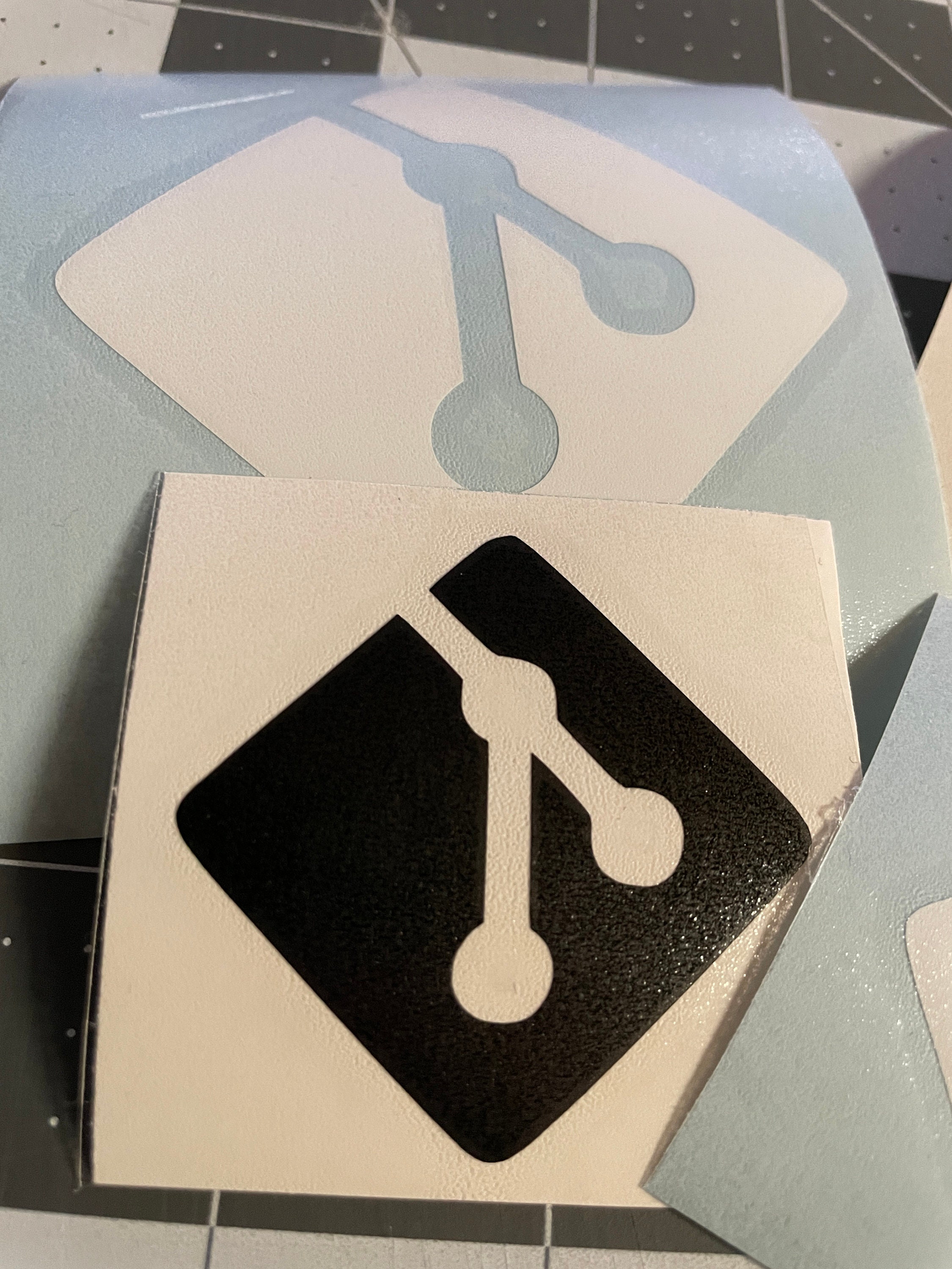 Git Logo Vinyl Decal Sticker | Etsy