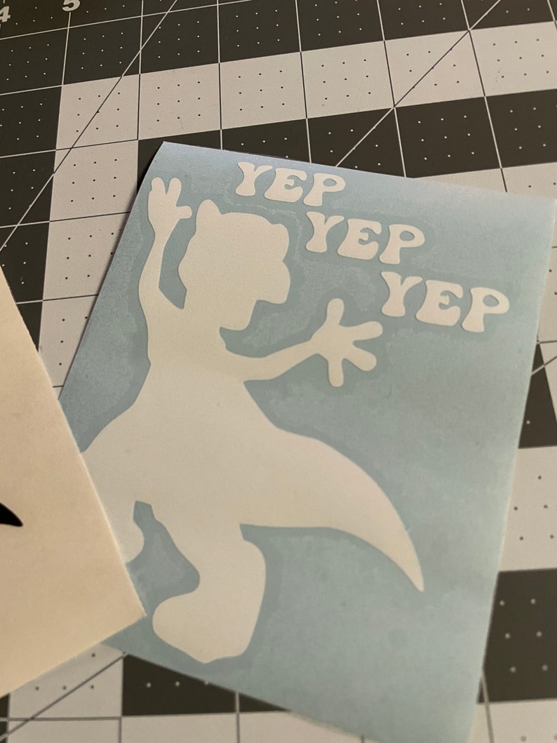 Yep Yep Yep Ducky Land Before Time Vinyl Decal Sticker - Etsy