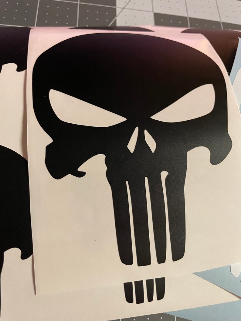 Punisher Skull Symbol Vinyl Decal Sticker - Etsy