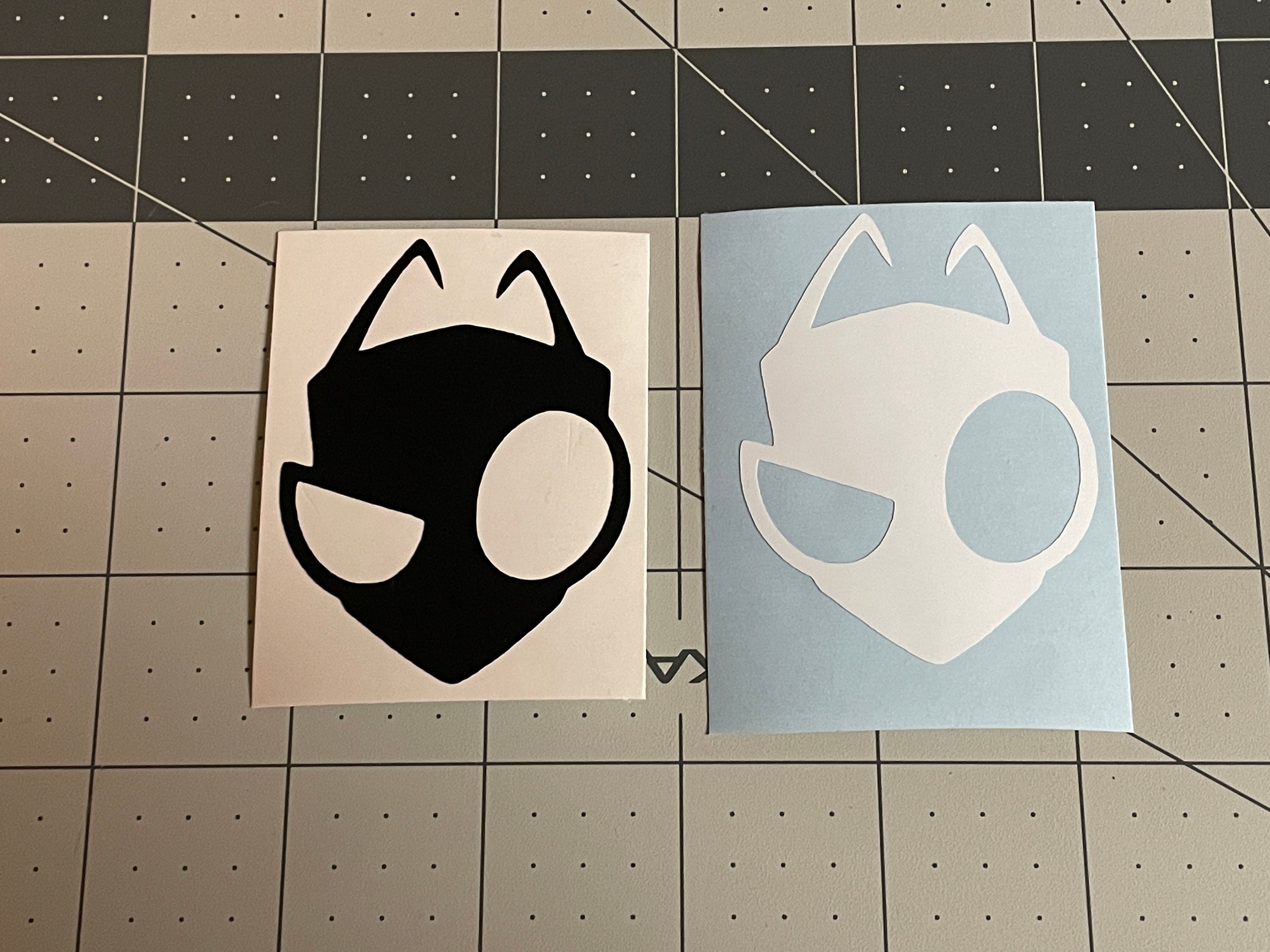 Zim Invader Vinyl Decal Stickers - Etsy UK