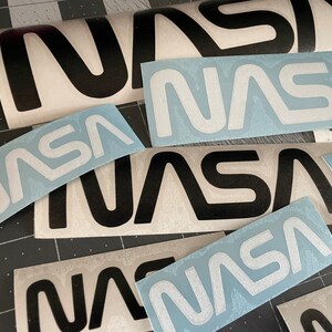NASA Logo Vinyl Decal Sticker - Etsy