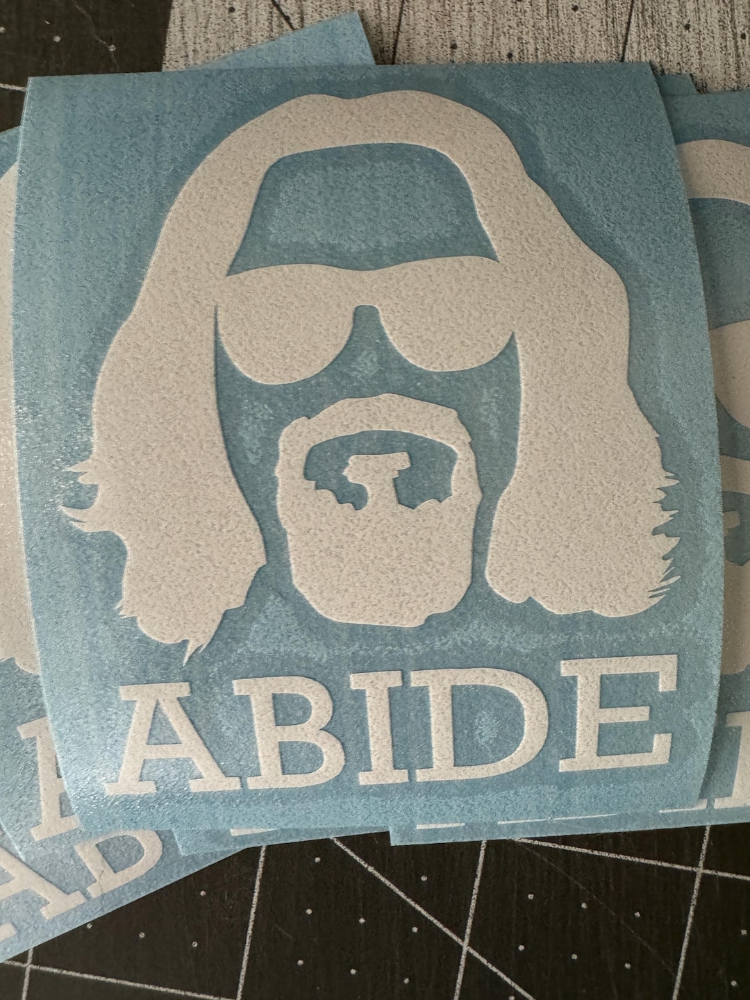 The Dude Abides Vinyl Decal Big Lebowski Dude Car Laptop Durable Window ...