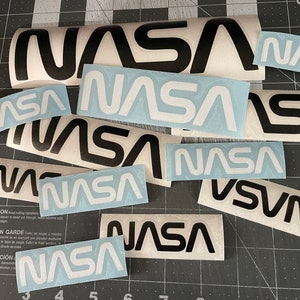 NASA Logo Vinyl Decal Sticker - Etsy