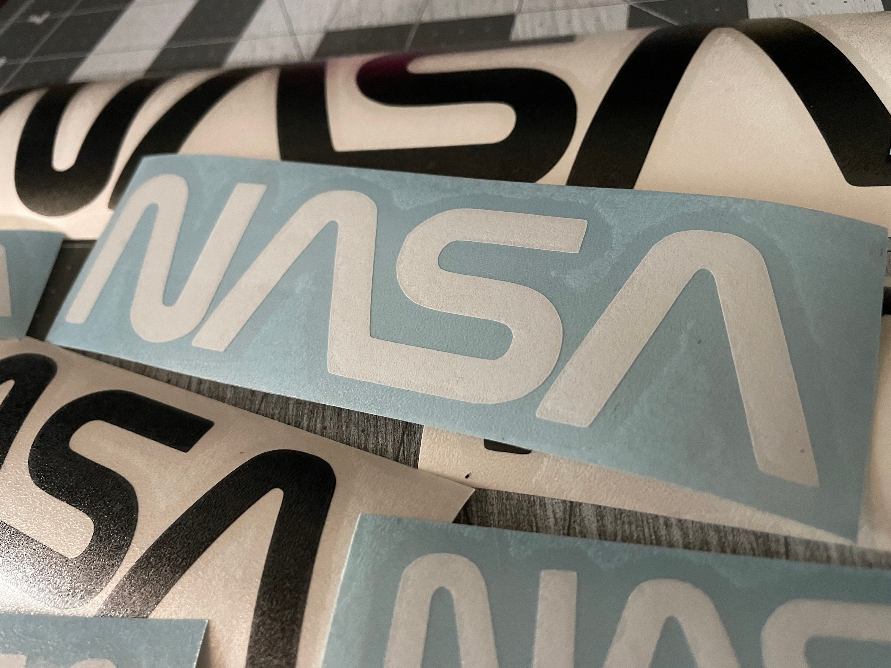 NASA Logo Vinyl Decal: Waterproof Space Agency Sticker - Etsy
