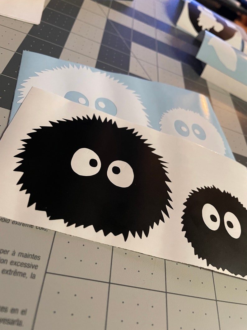 Soot Sprite susuwatari Spirited Away Ghibli Vinyl Decal - Etsy