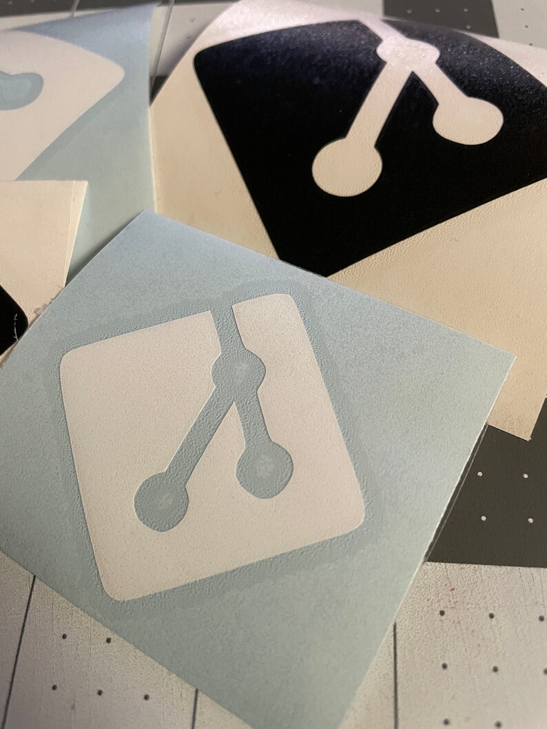 Git Logo Vinyl Decal Sticker | Etsy