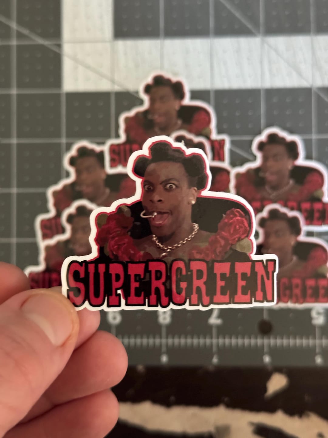 Ruby Rhod Supergreen Die Cut Sticker Fifth Element Movie Funny Sci Fi ...