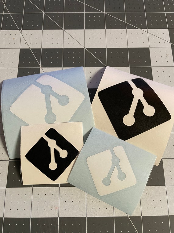 Git Logo Vinyl Decal Sticker | Etsy