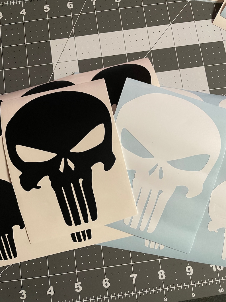 Punisher Skull Symbol Vinyl Decal Sticker - Etsy