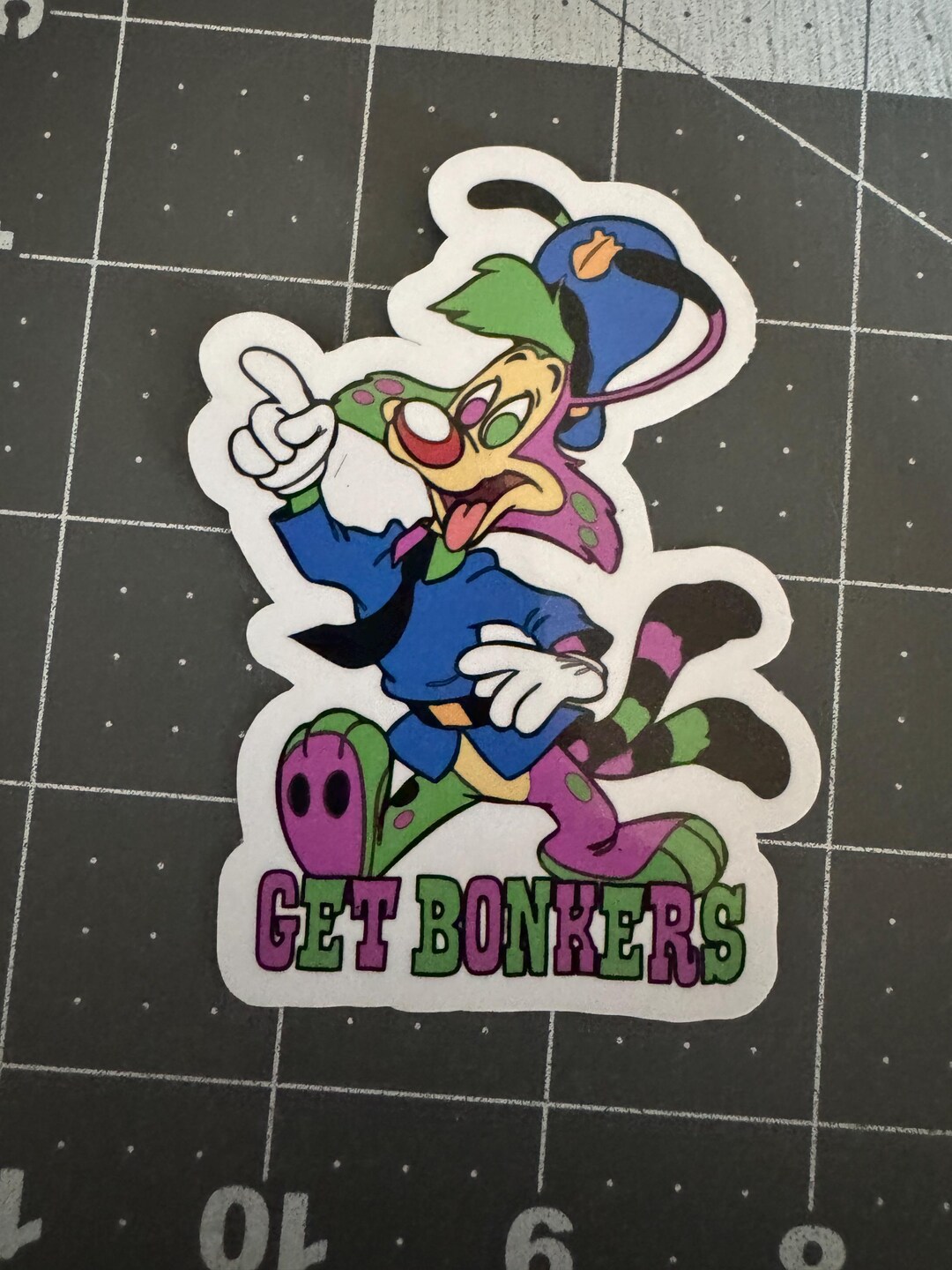 Bonkers Die Cut Sticker: 90s Cartoon Nostalgia, Waterproof Vinyl - Etsy
