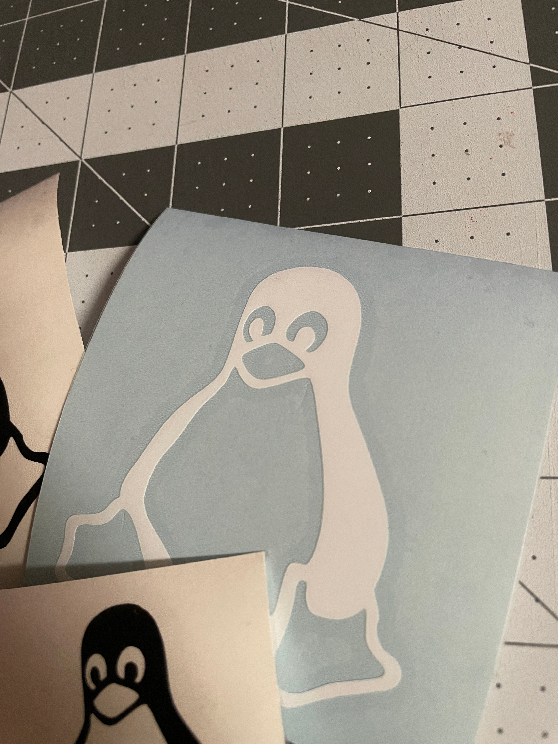 Linux Penguin Logo Vinyl Decal Sticker - Etsy